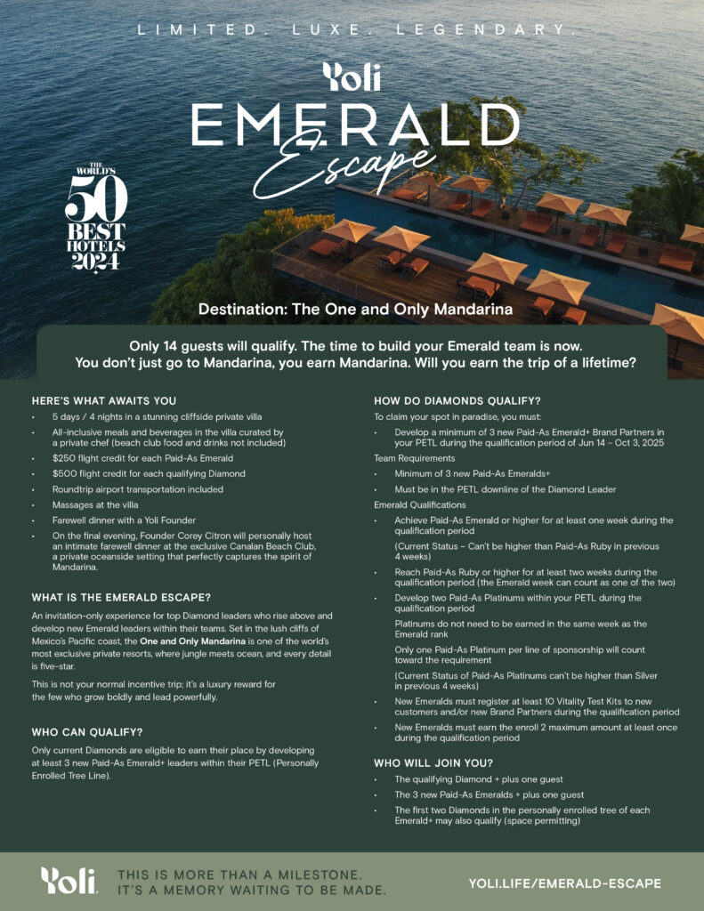 Emerald Escape | Yoli.life